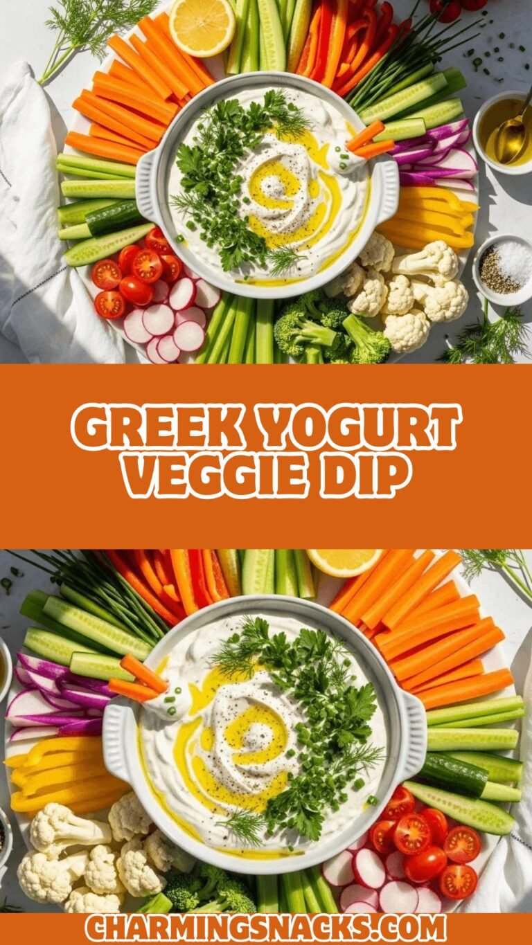 Healthy Greek Yogurt Veggie Dip: Easy Protein-Packed Recipe