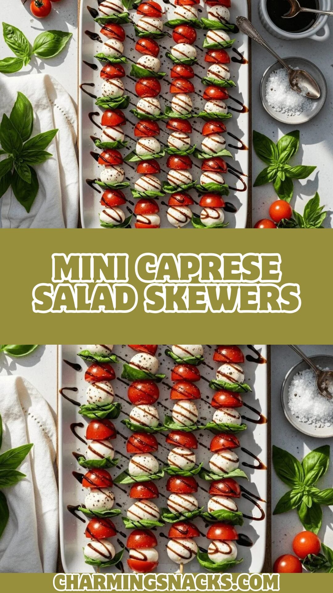 Mini Caprese Salad Skewers: Easy Italian Appetizer Recipe