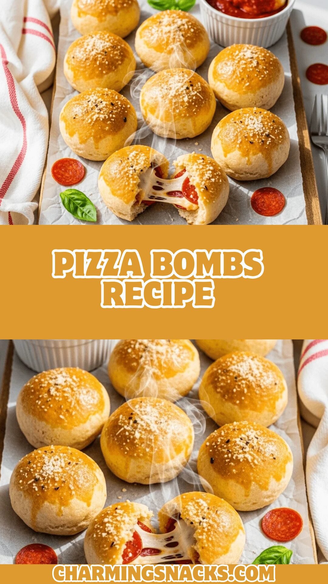 Easy Pizza Bombs Recipe – Cheesy, Bite-Sized Pizza Perfection!