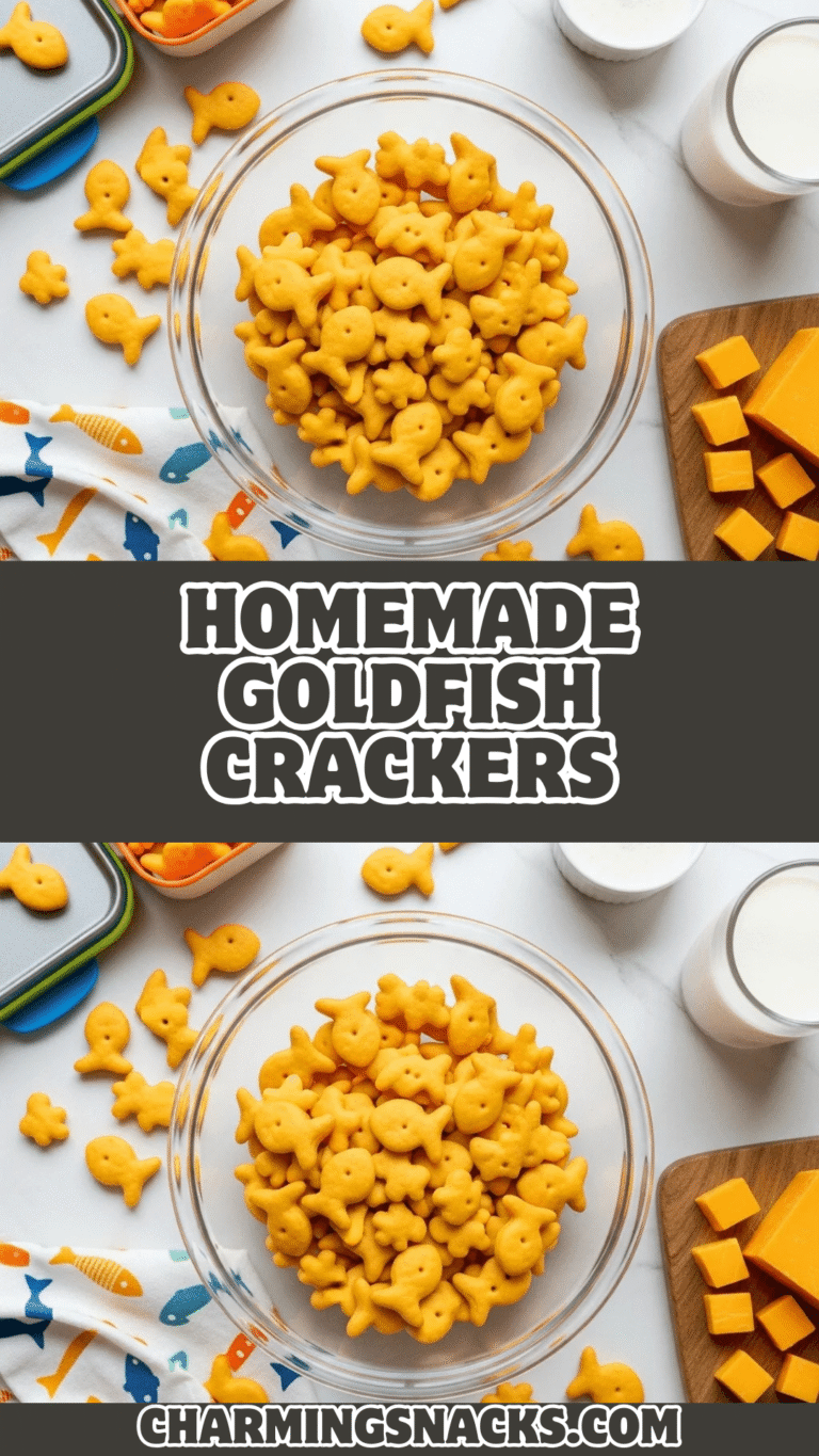 Homemade Goldfish Crackers: Easy, Cheesy, Kid-Approved Snack Recipe